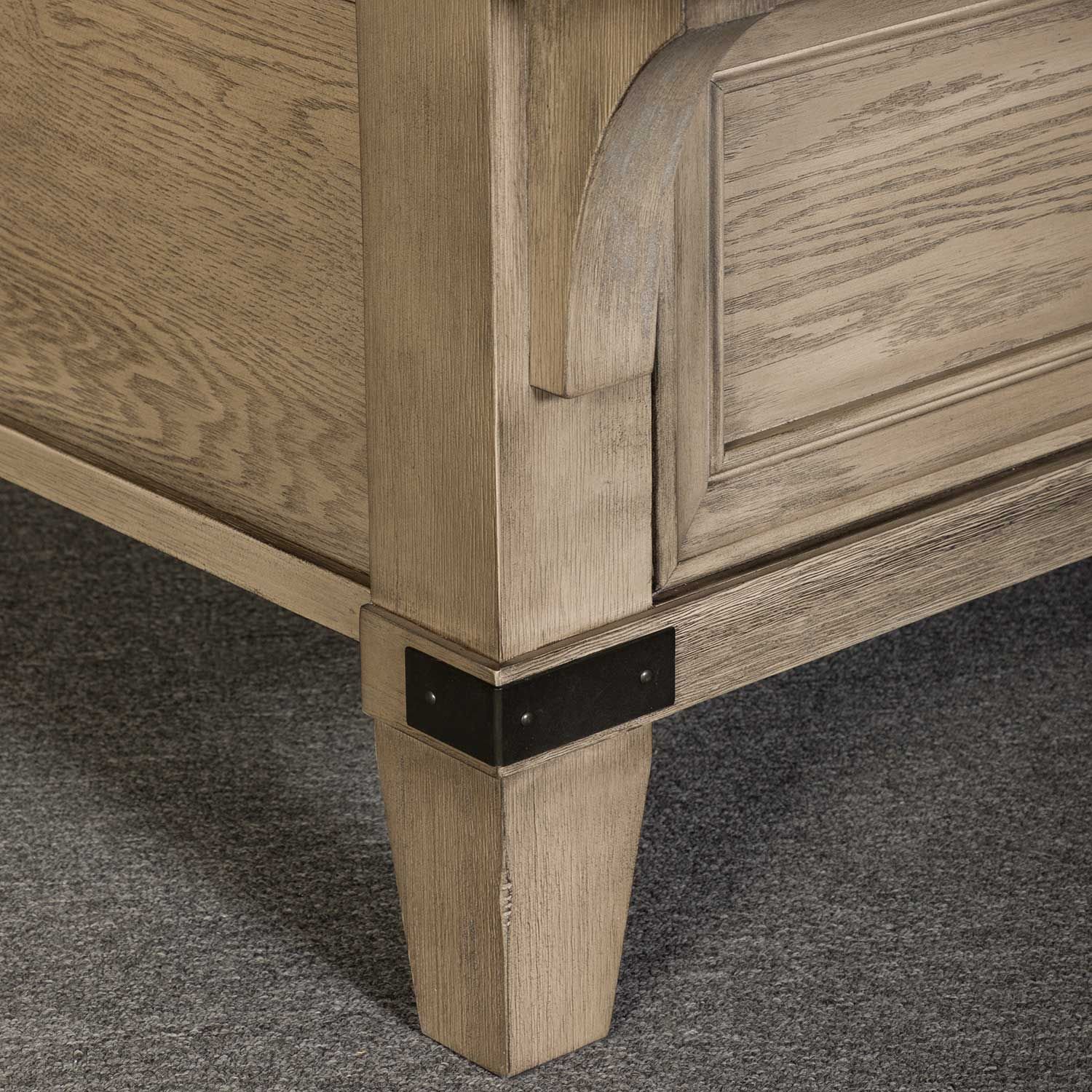 Forge King Panel Bed with Bench | FG-KBED | AFW.com