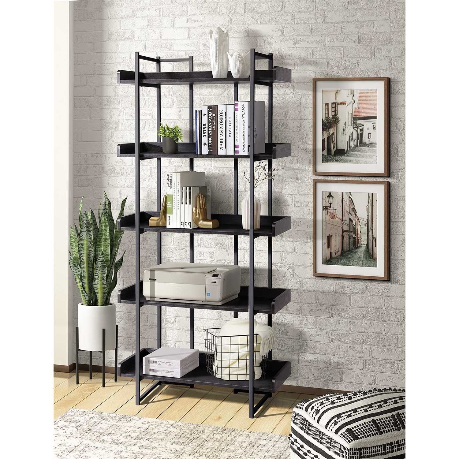 Preston Espresso Bookcase | 500-BS | AFW.com