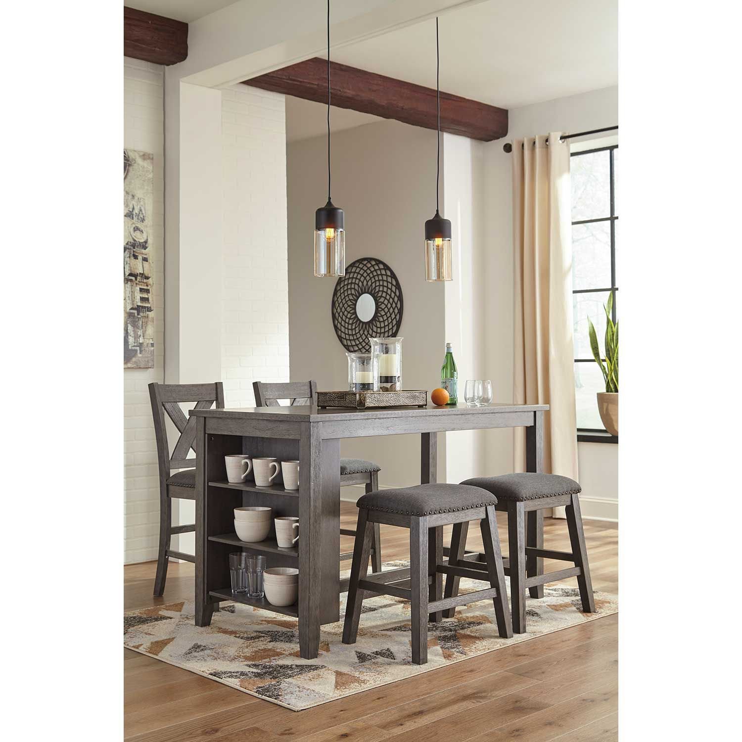 Caitbrook 24" Barstool with back | D388-124 | AFW.com