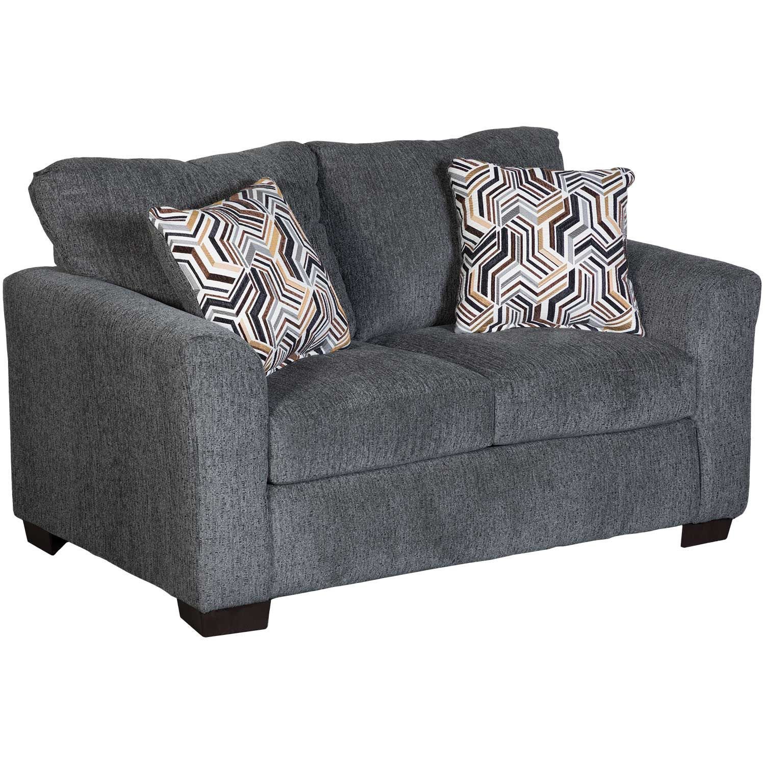Indie Grey Loveseat | J1-3332 | AFW.com