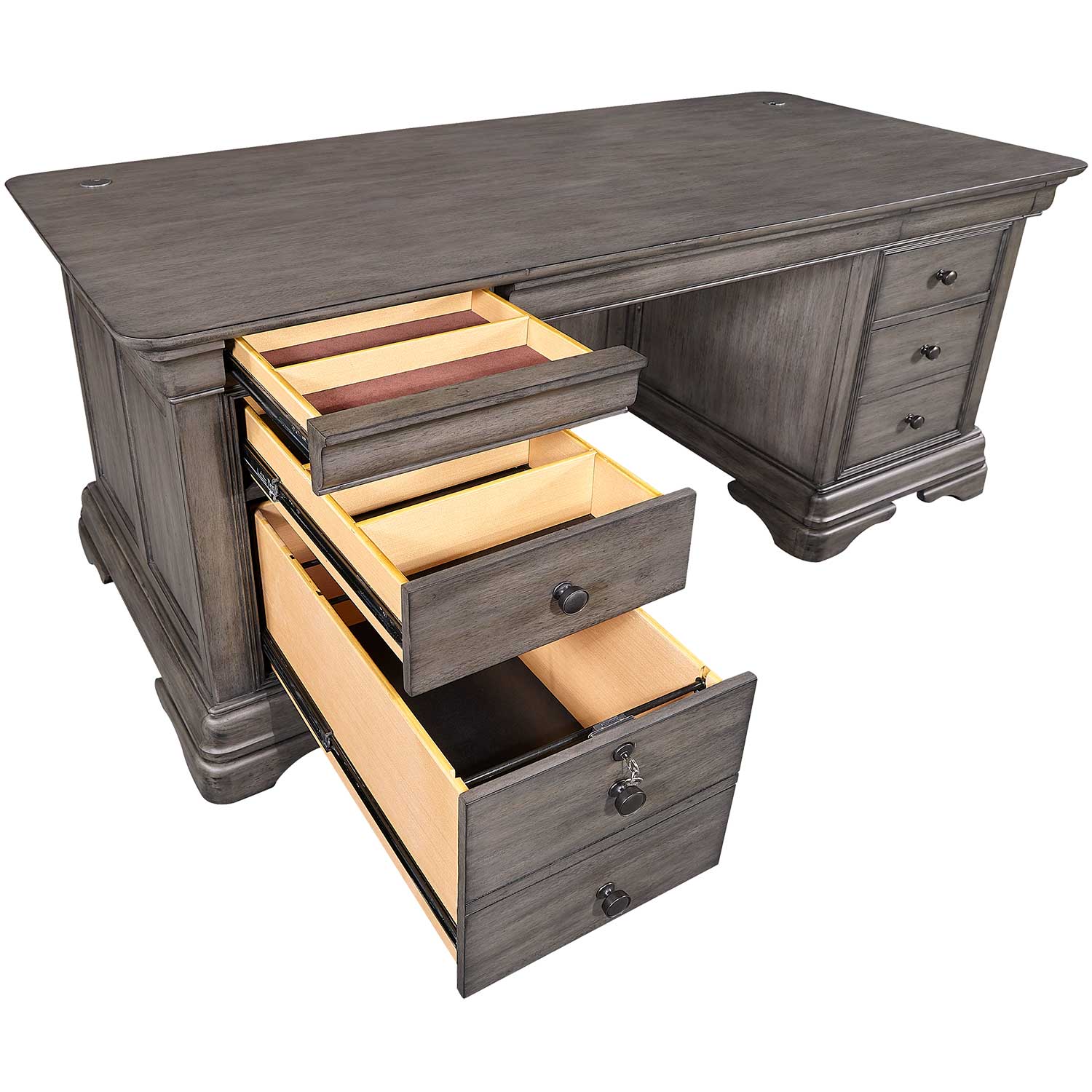 Sinclair 66-Inch Executive Desk | I224-303 | AFW.com