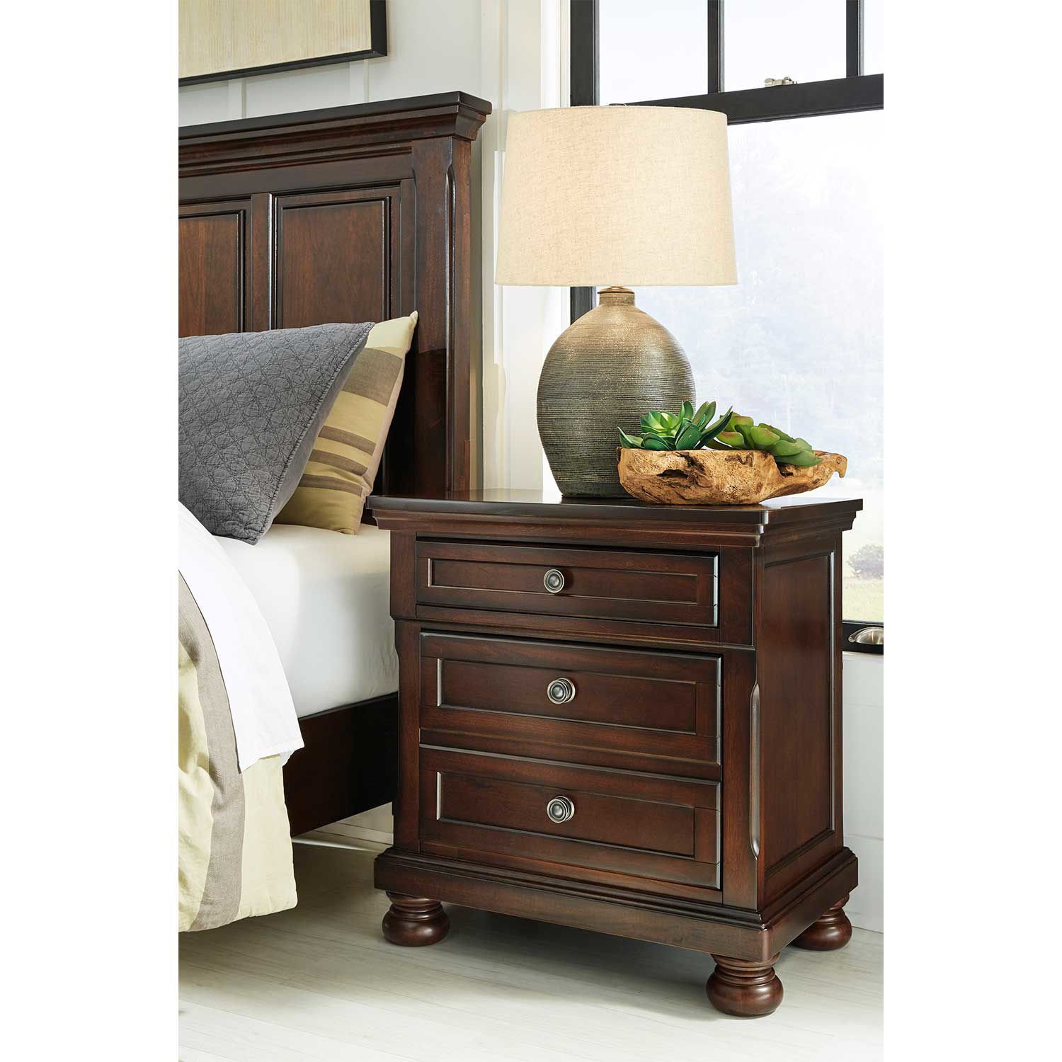 Porter Nightstand B697-92 | Ashley Furniture | AFW.com