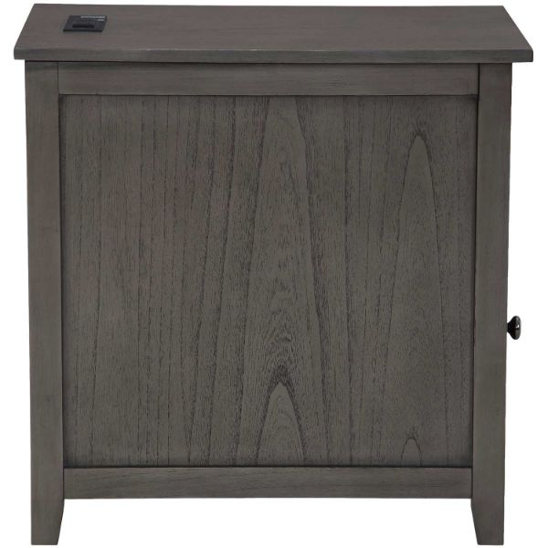 Treytown Gray Chairside Table | Z-T300-317 | AFW.com