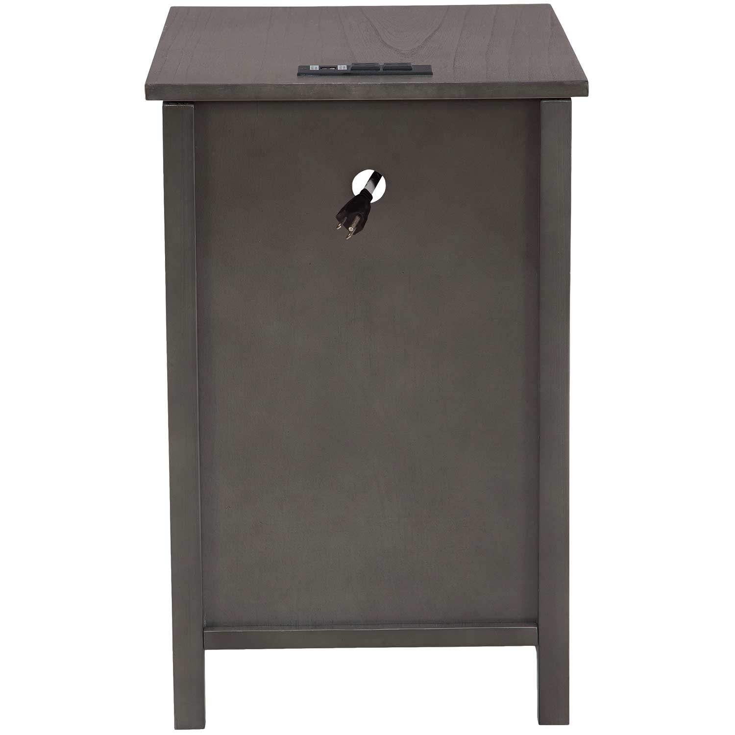 Treytown Gray Chairside Table | Z-T300-317 | AFW.com