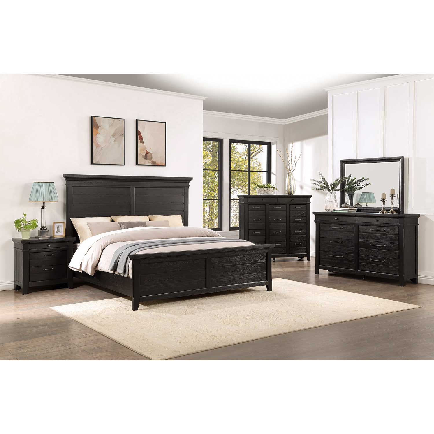 Elkhart King Panel Bed | 2706-KBED | AFW.com