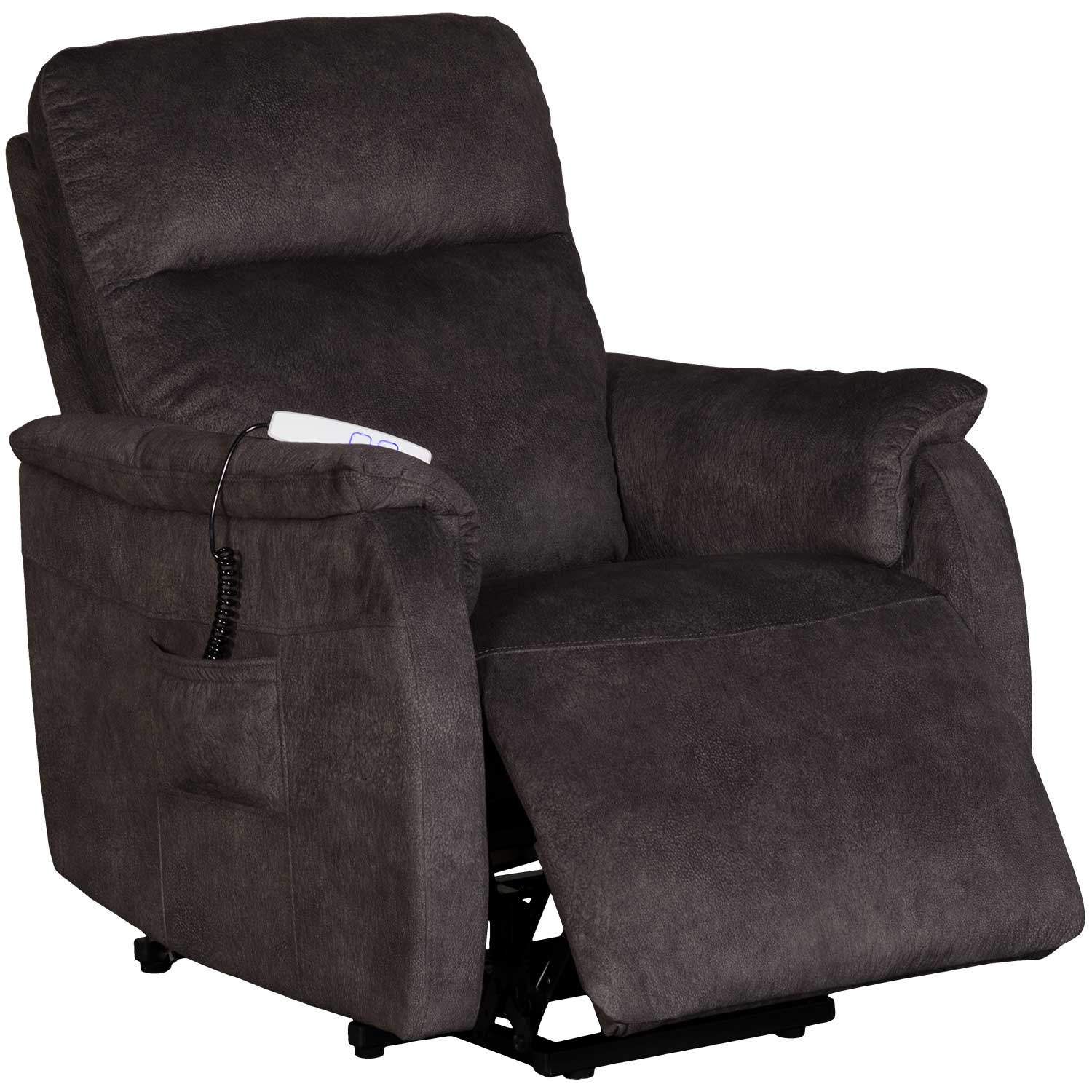 Derry Gunmetal Gray Power Lift Recliner | 1C-50307 | AFW.com