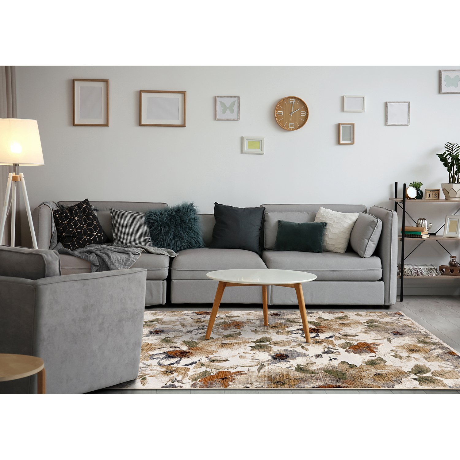 Serene Floral Rug 8X11 (Area Rugs) | AFW.com