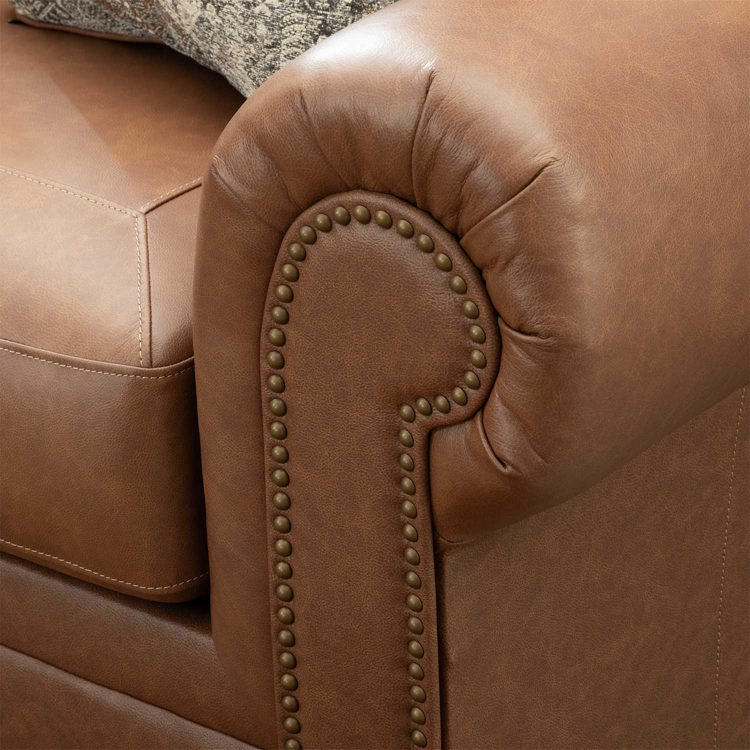 Carianna Leather Sofa | 0K0-576S | AFW.com