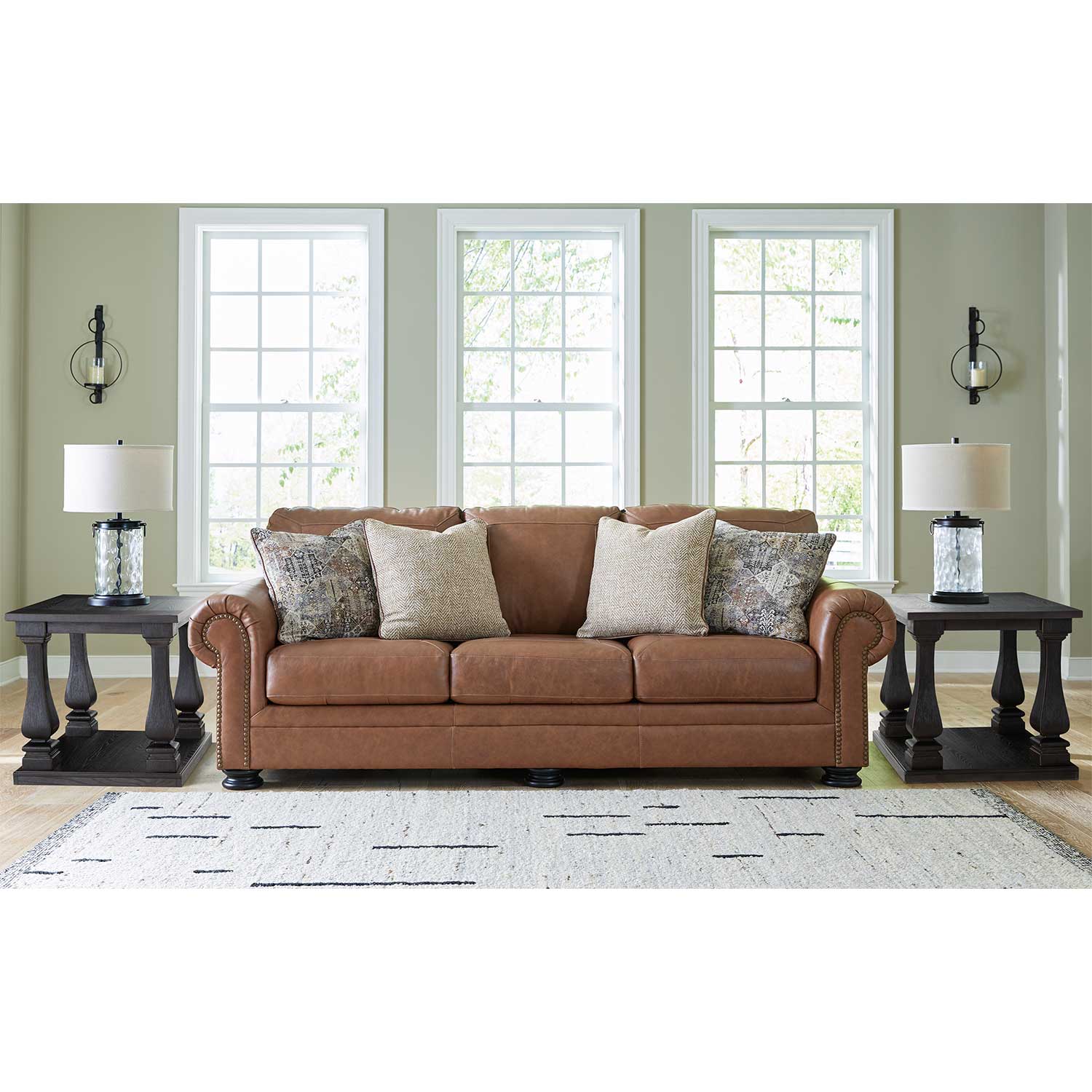 Carianna Leather Sofa | 0K0-576S | AFW.com