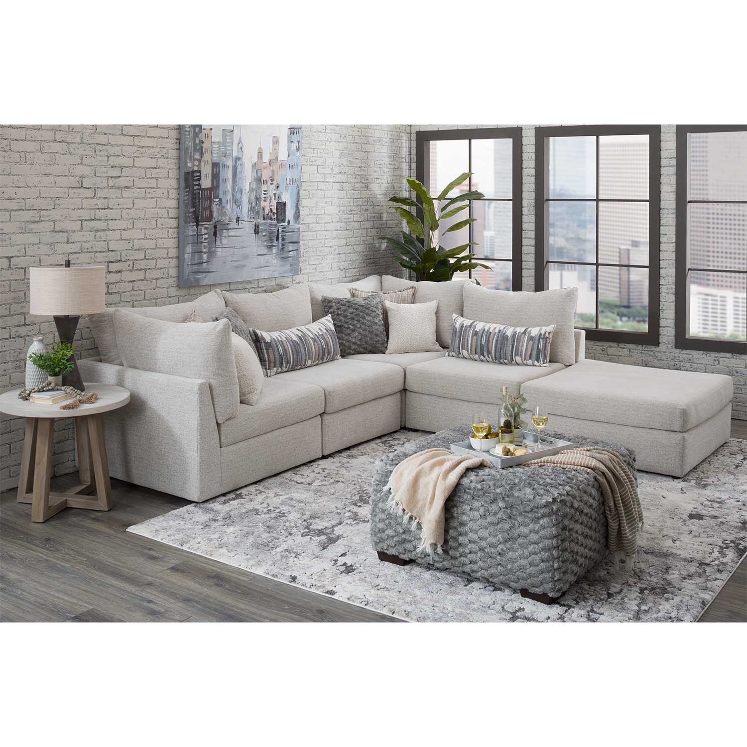 Addison 5PC Sectional | C-2880-5PC | AFW.com