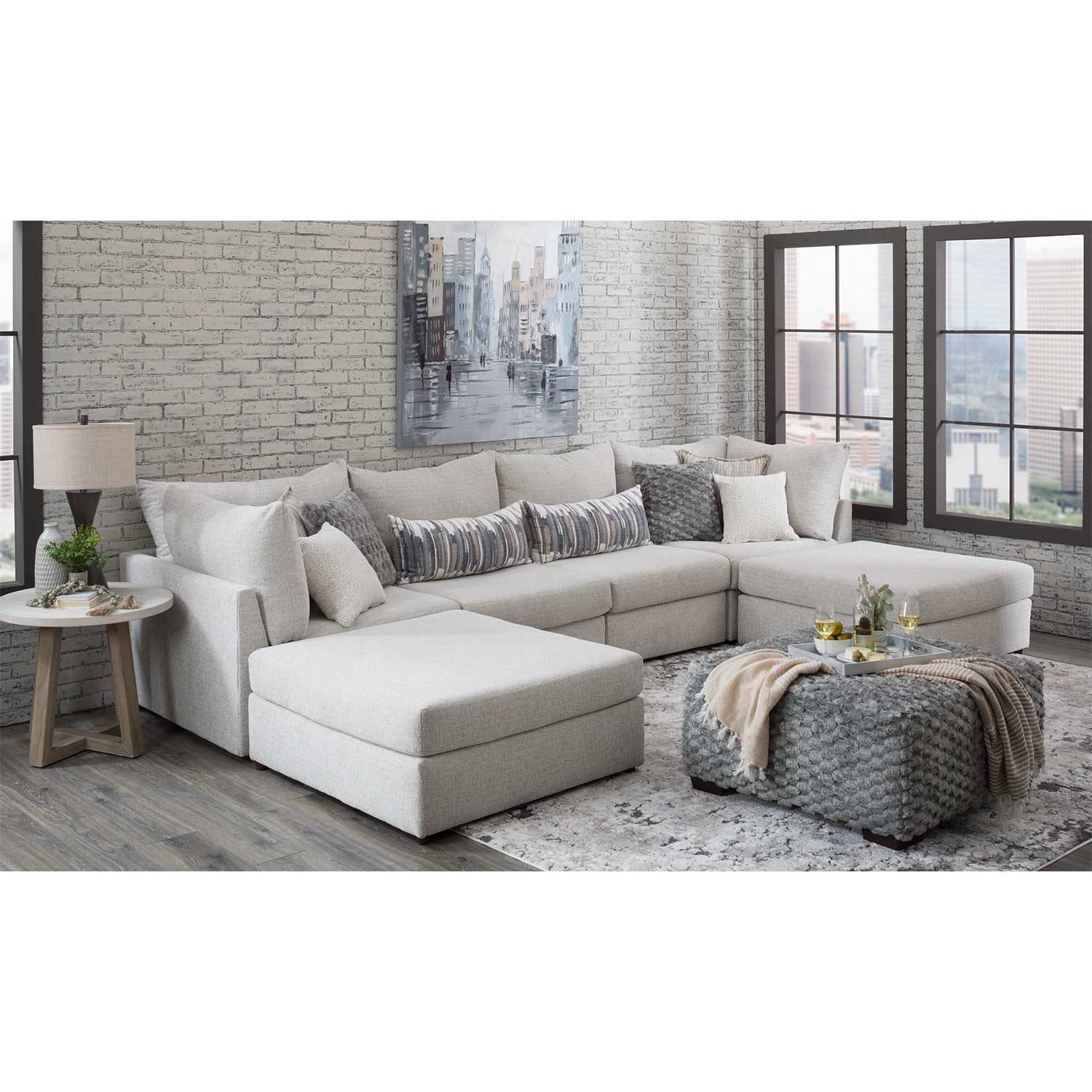 Addison 6PC Sectional | C-2880-6PC | AFW.com