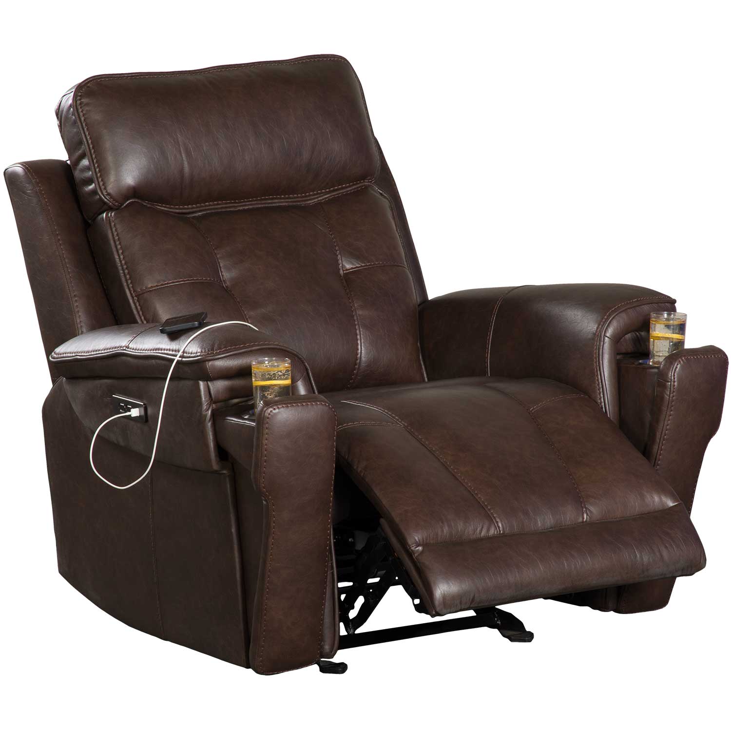 Relax in the Agnes Brown Power Glider Zero Gravity Recliner | AFW.com