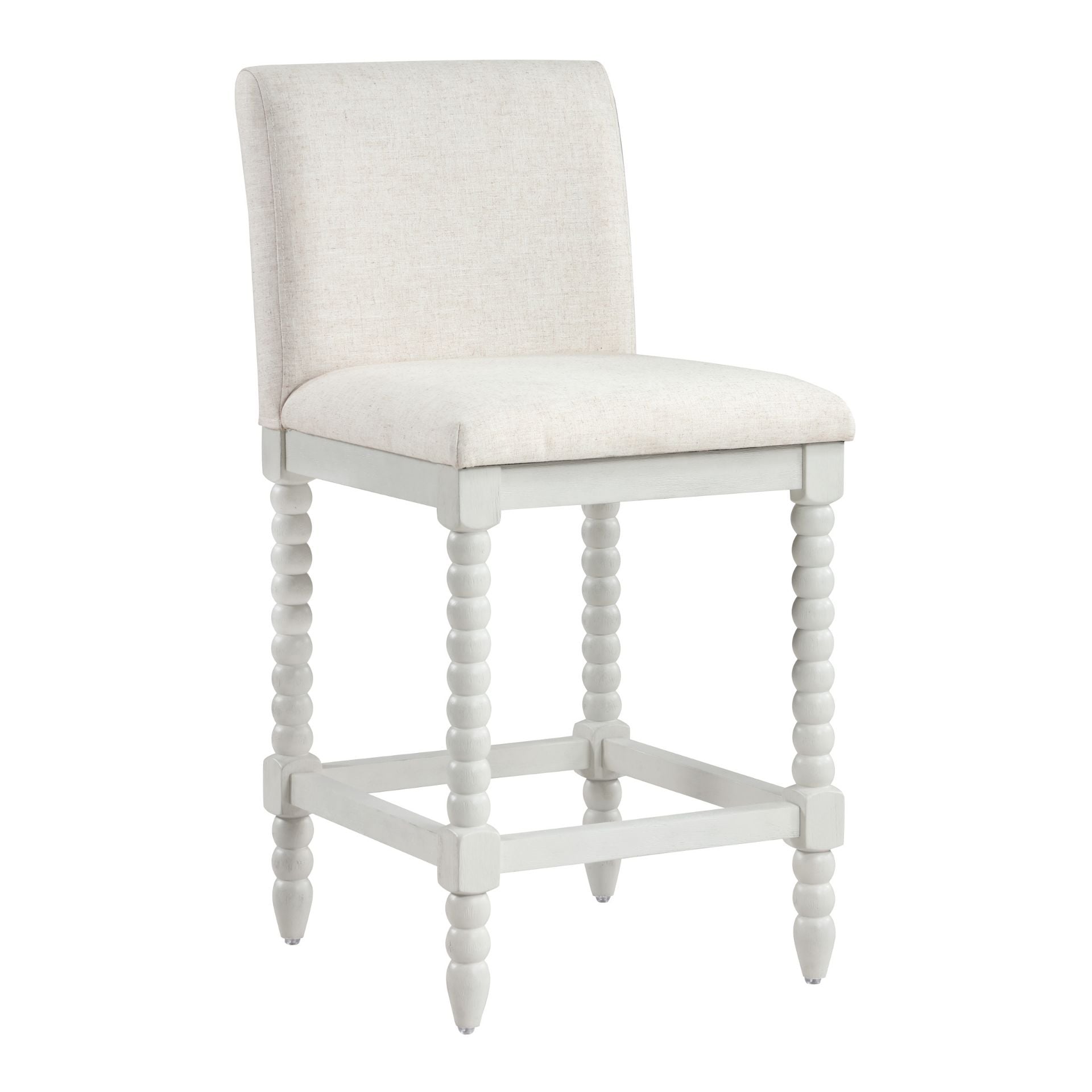 Kaylee 26" Spindle Counter Stool, White | KLE26-L32 | OSP - Office Star ...