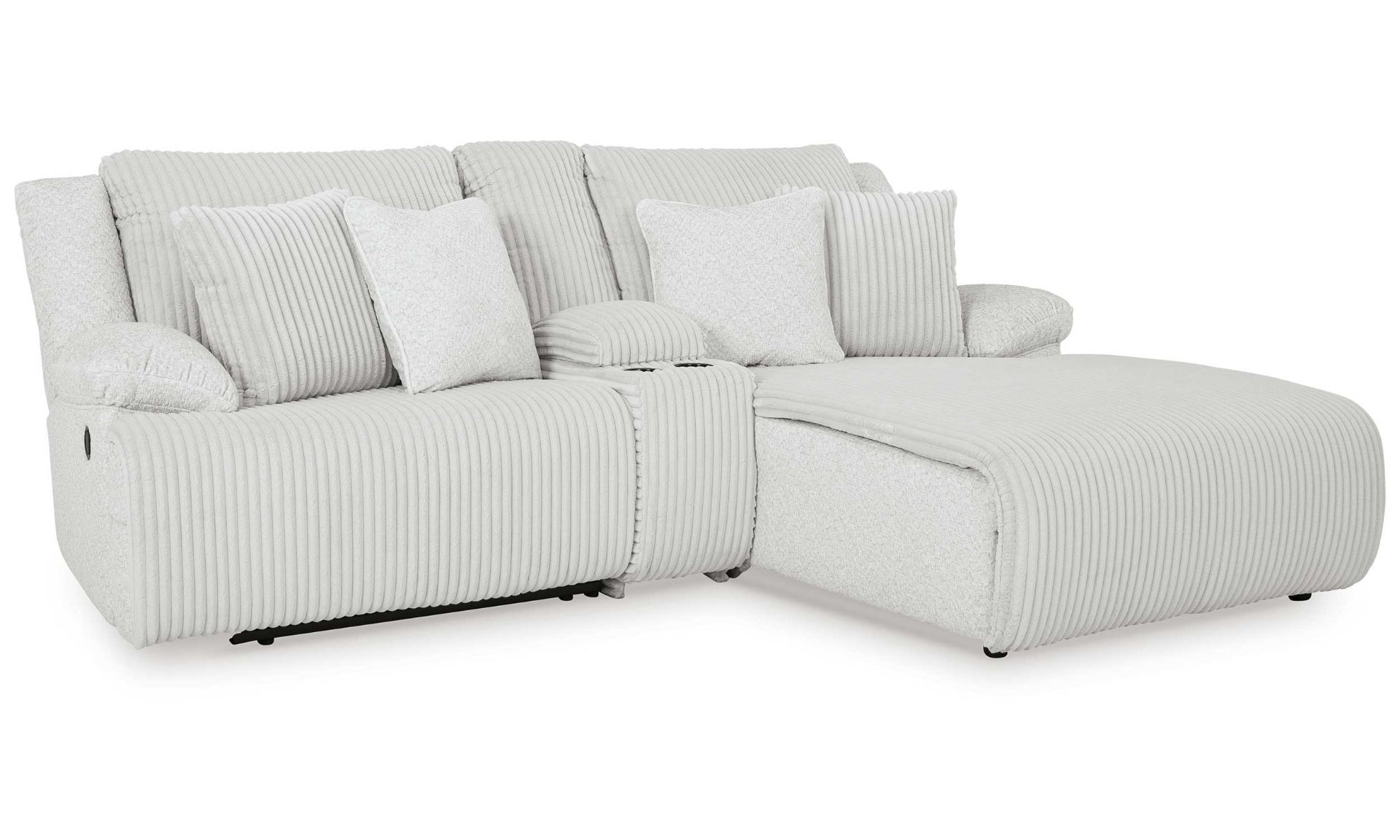 3PC PWR Recline Sectional w/RAF Chaise - Ashley Furniture | AFW.com