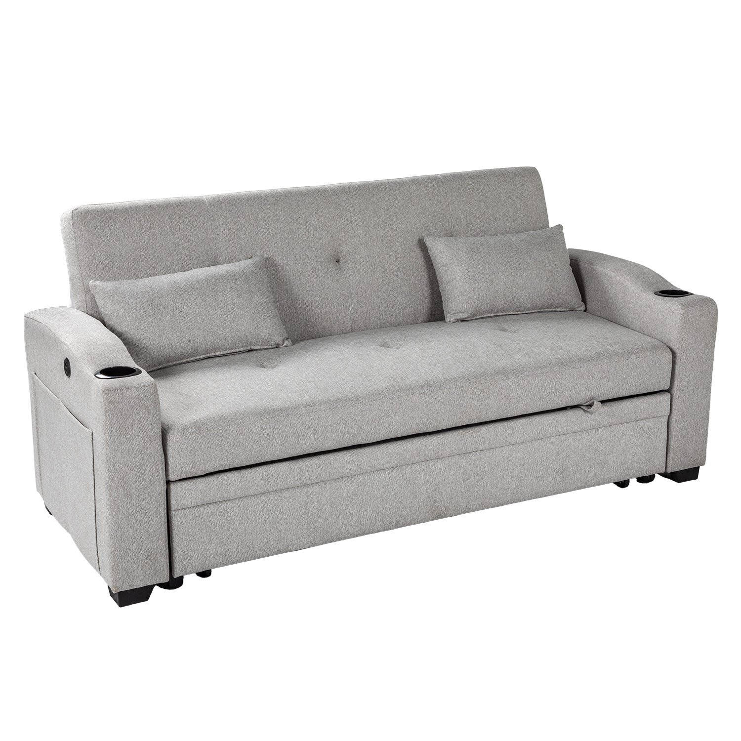 Drake Sofa Futon with Pull Out Sleeper | Condor Manufacturing | AFW.com