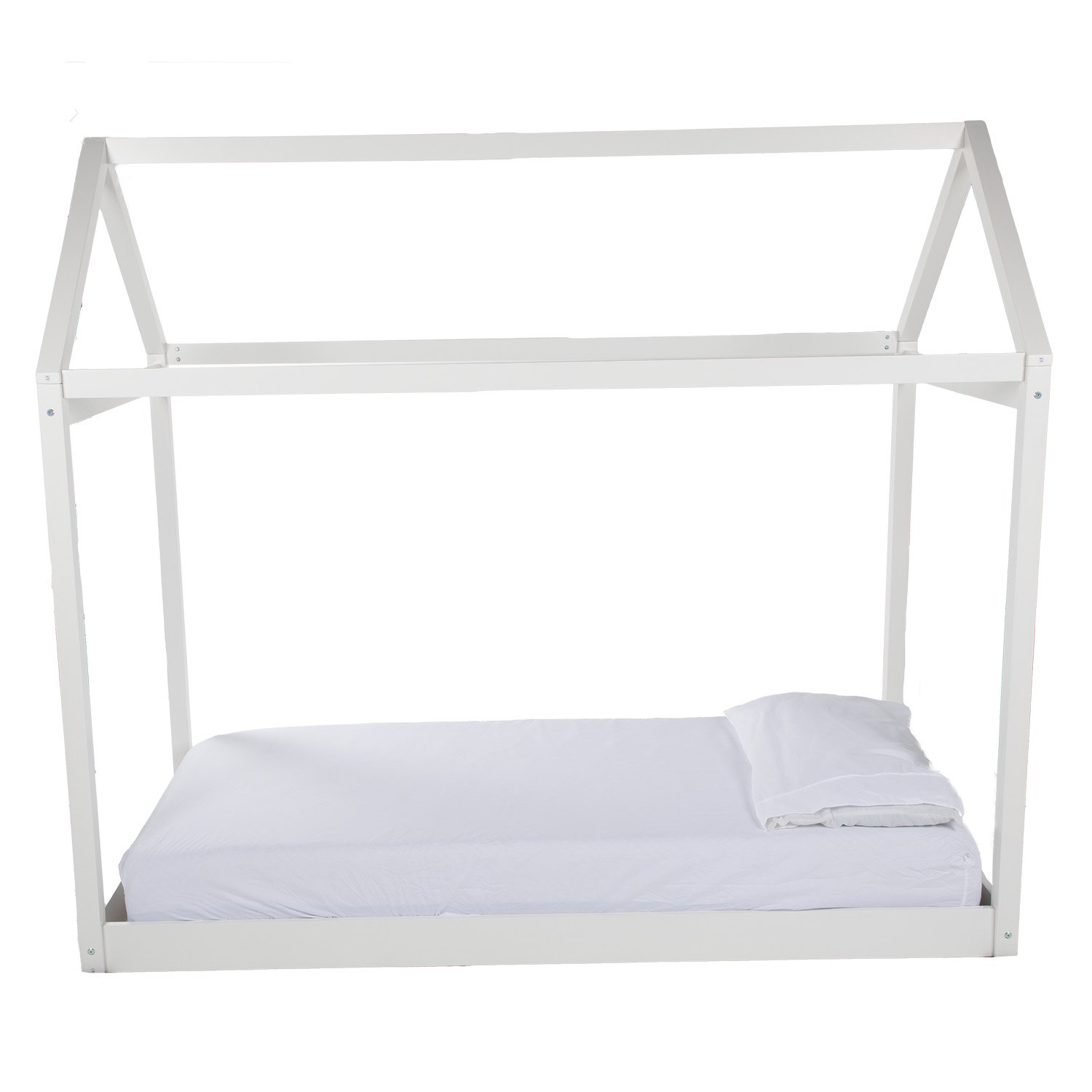 Modern House Bed Frame, White | MH-AF-F533-WHT | | AFW.com