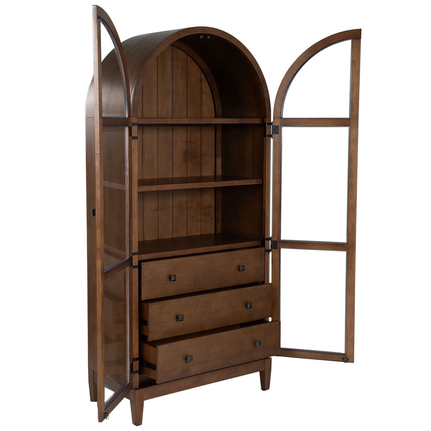 Portico Arched Bookcase with Doors | H-15970-6-BC2 | Elements ...