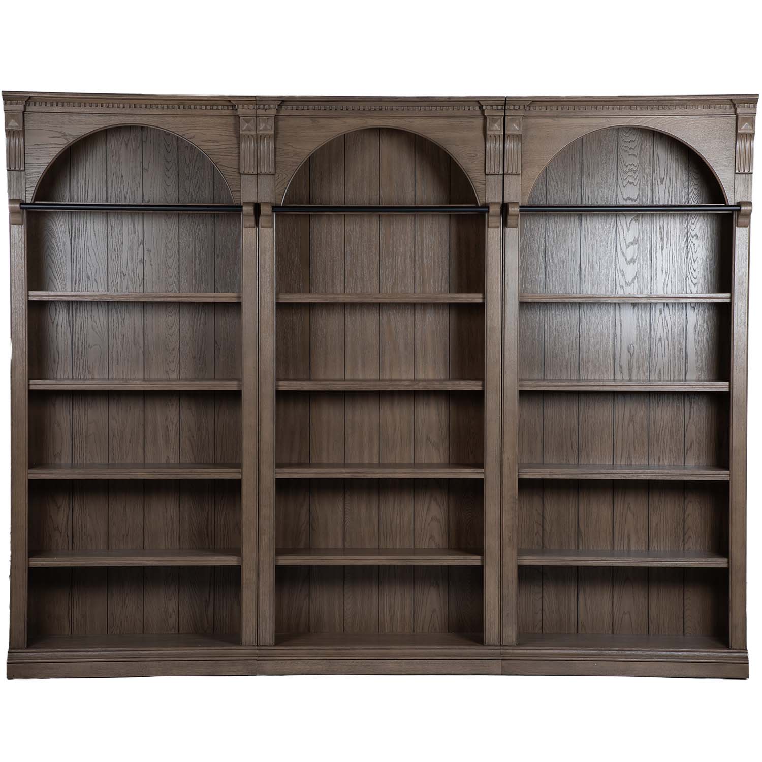 Stratton Tall 94" Bookcase, Brown | IMST4094 | Martin Furniture | AFW.com