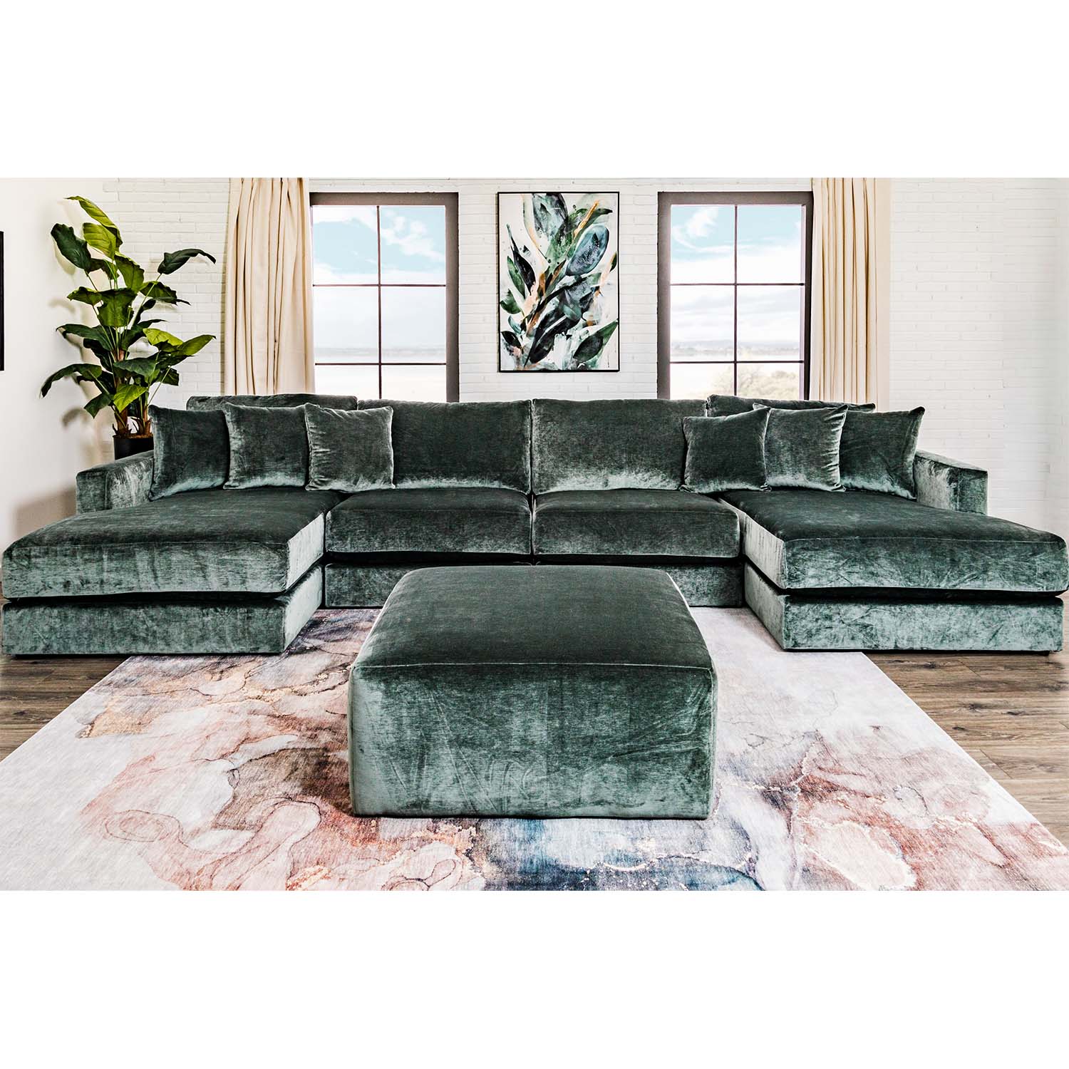 Remington 4 Piece Sectional - Jackson Furniture / Catnapper | AFW.com