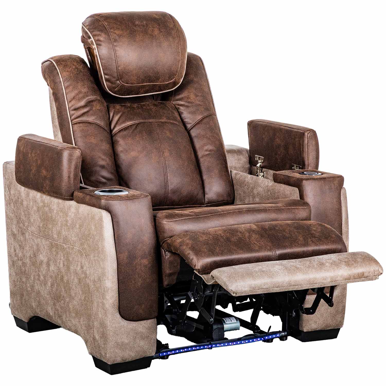 Relax in the Lantana Dual Power Recliner | AFW.com