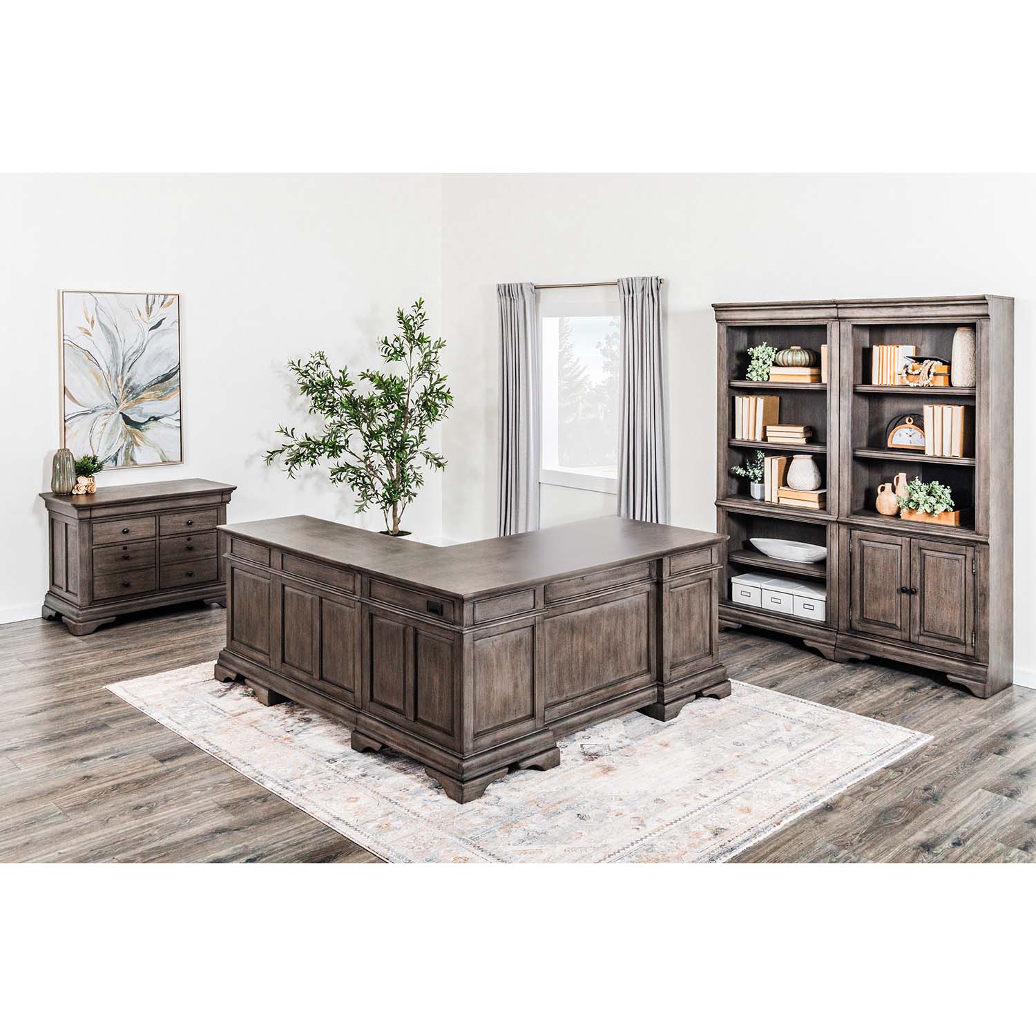 Sinclair 68-Inch Return Desk | I224-RETURN | AFW.com