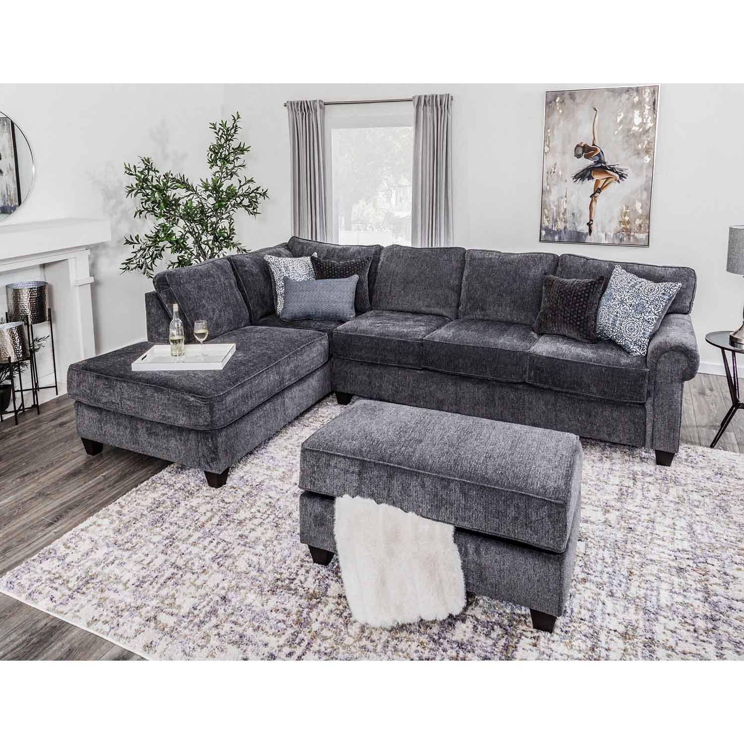 Anchor 2PC Sectional - Fusion Furniture | AFW.com