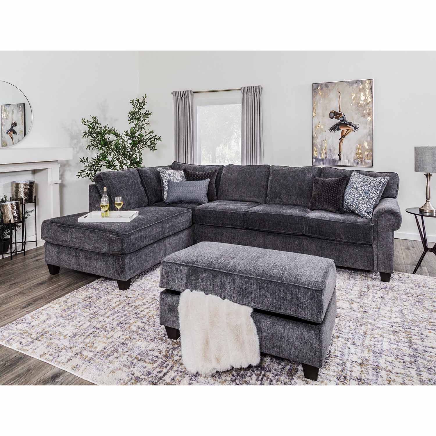 Anchor 2PC Sectional - Fusion Furniture | AFW.com