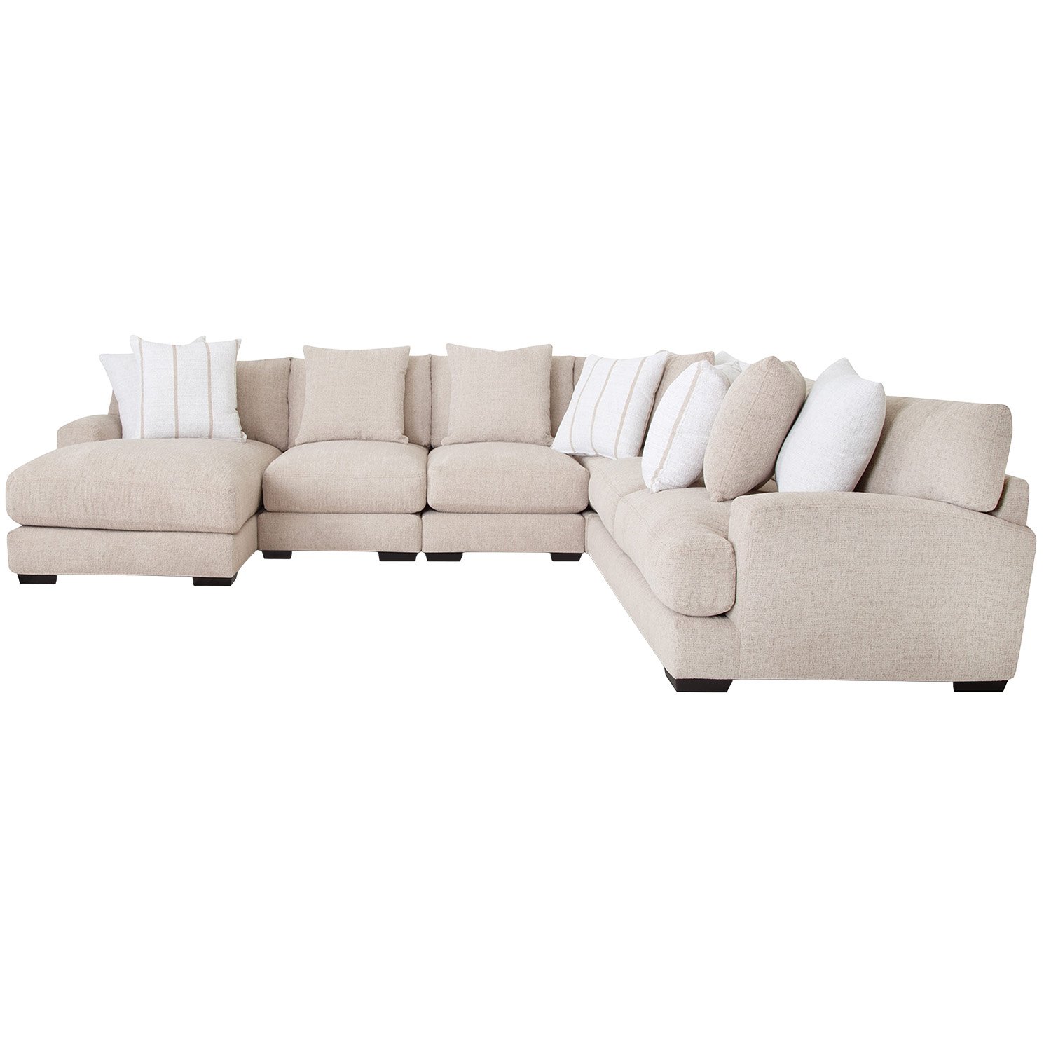 Shay 5PC Sectional with LAF Chaise - Franklin Corporation | AFW.com